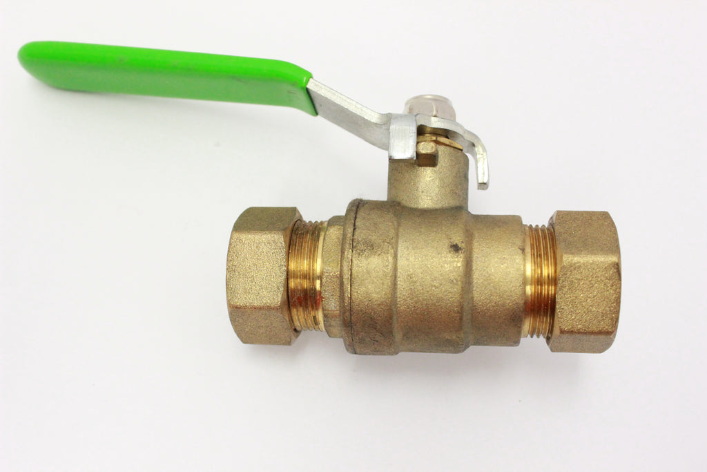 #HC2006LF-1/2 Boston Metal Compression Ball Valve w/ Waste 1/2 ...